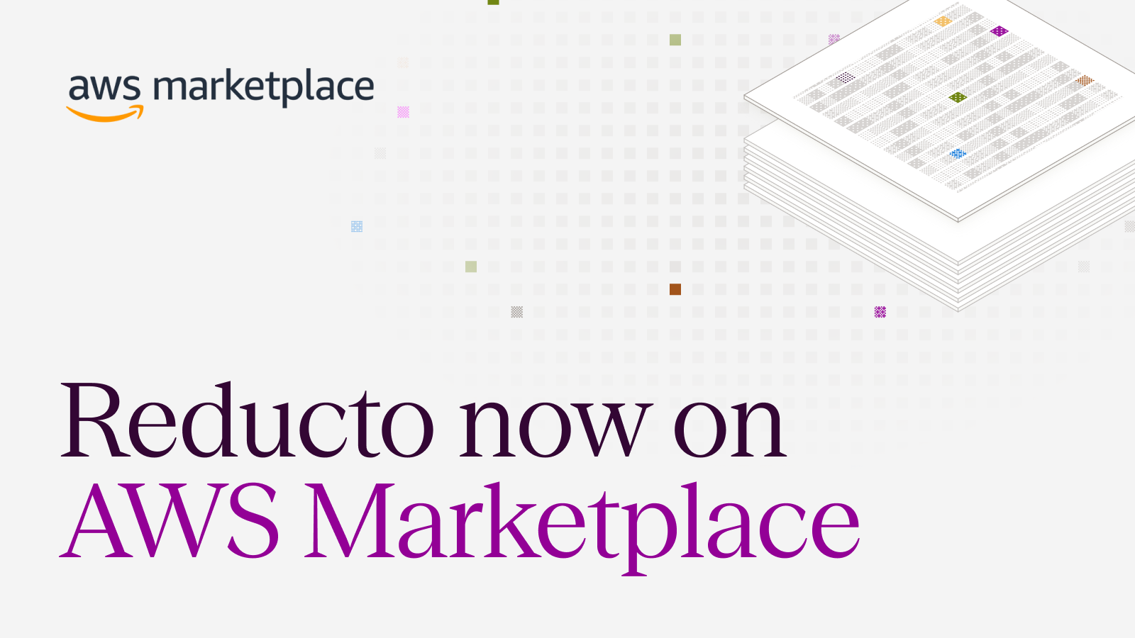 Reducto Is Now Available on AWS Marketplace | Reducto